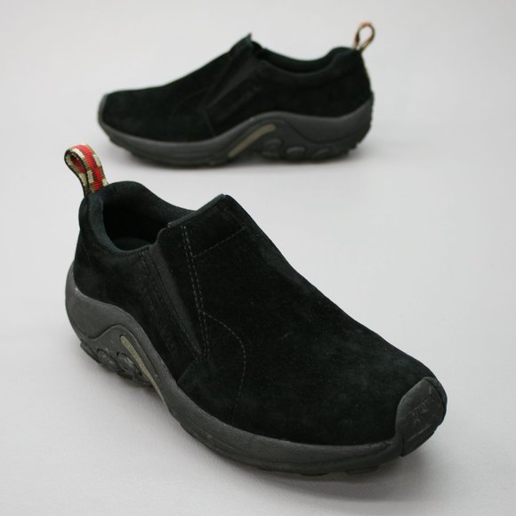 Merrell | Shoes | Merrell Ladies 75 Jungle Moc Midnight Black Nubuck ...